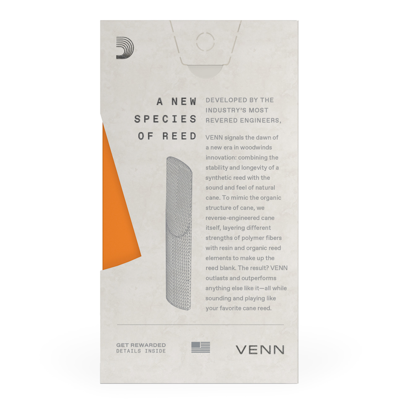 VENN Advanced Synthetic Reed - Alto Saxophone