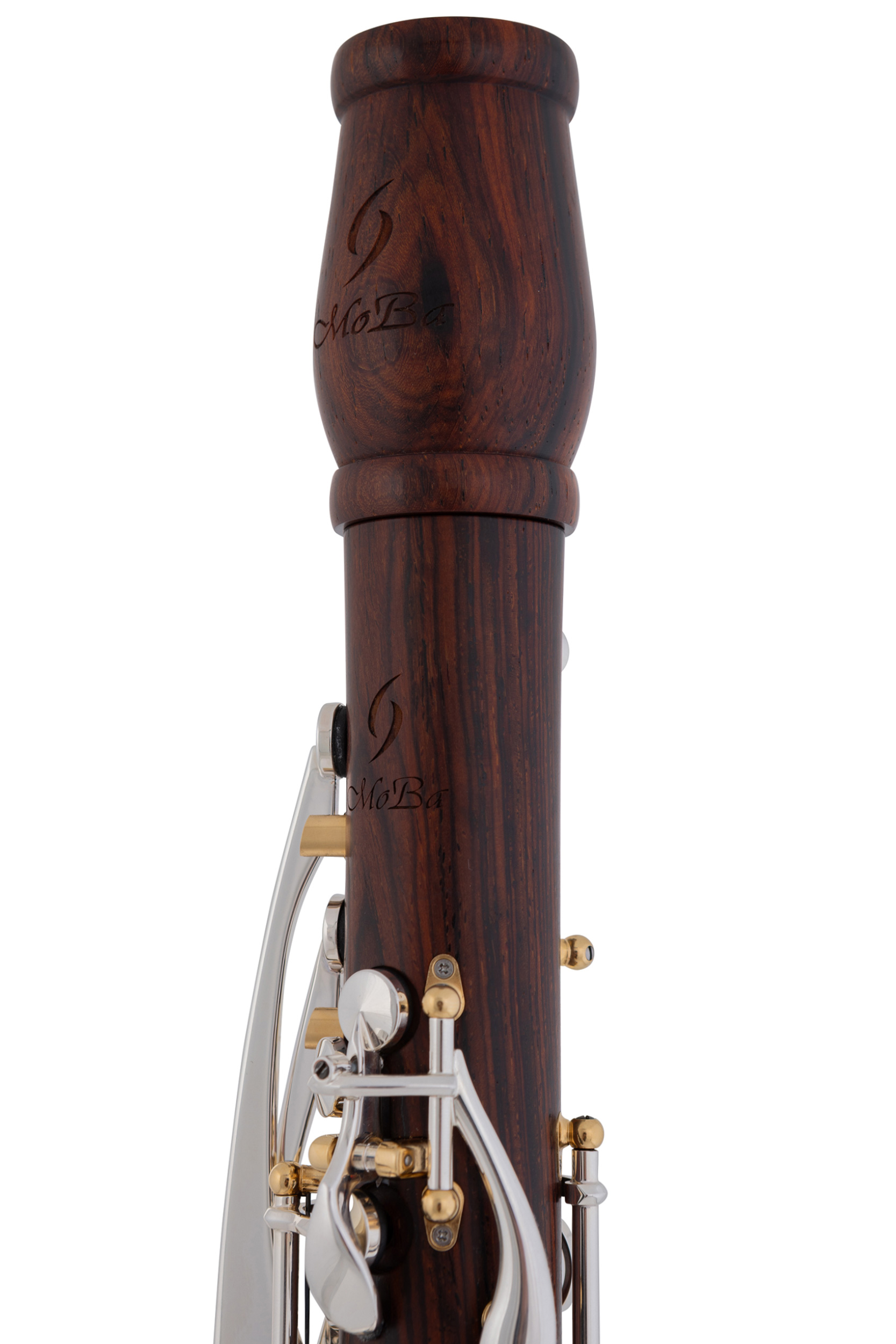 Backun MoBa - Cocobolo with Silver keys and Gold posts - Bb Clarinet ...