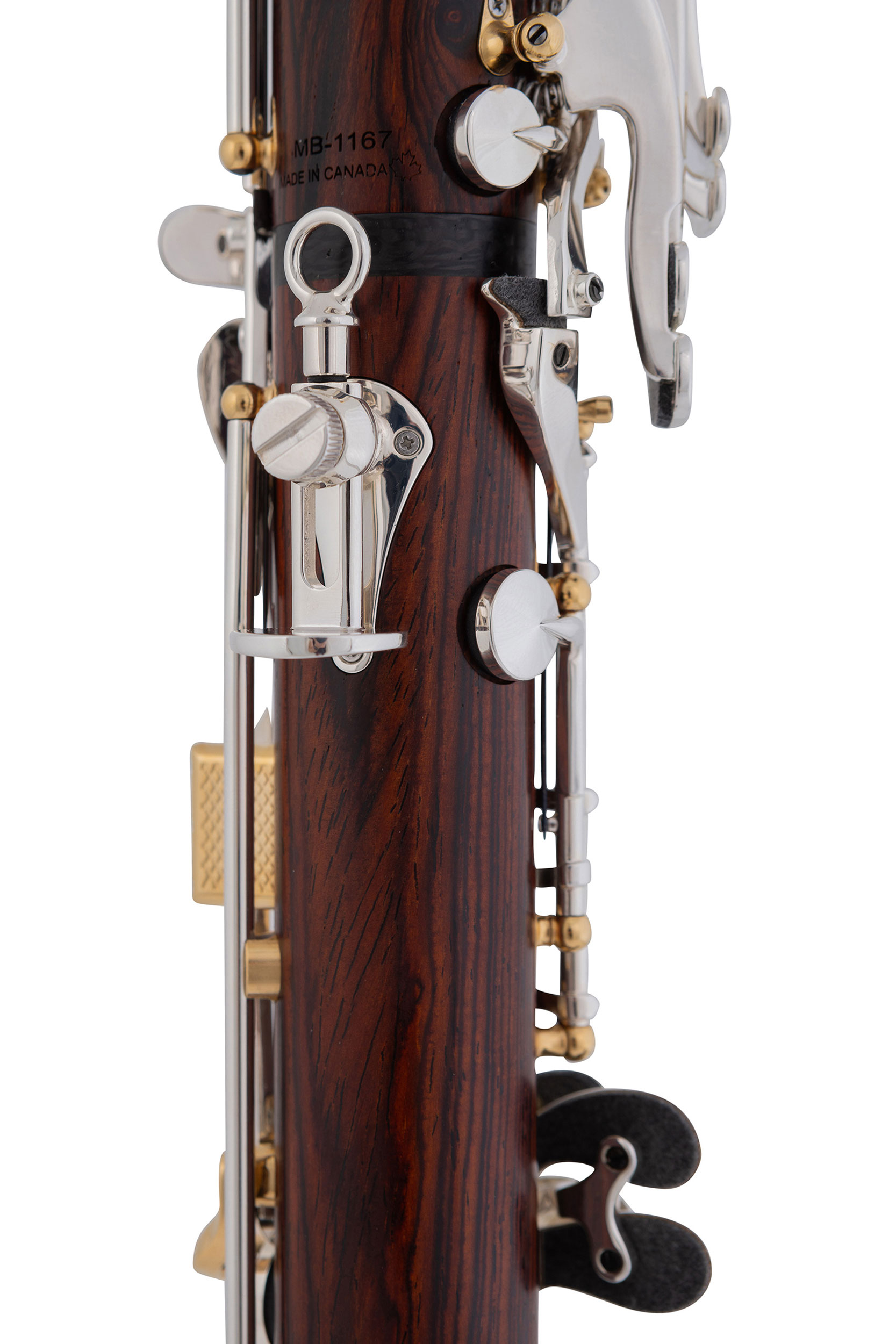 Backun MoBa - Cocobolo with Silver keys and Gold posts - Bb Clarinet ...