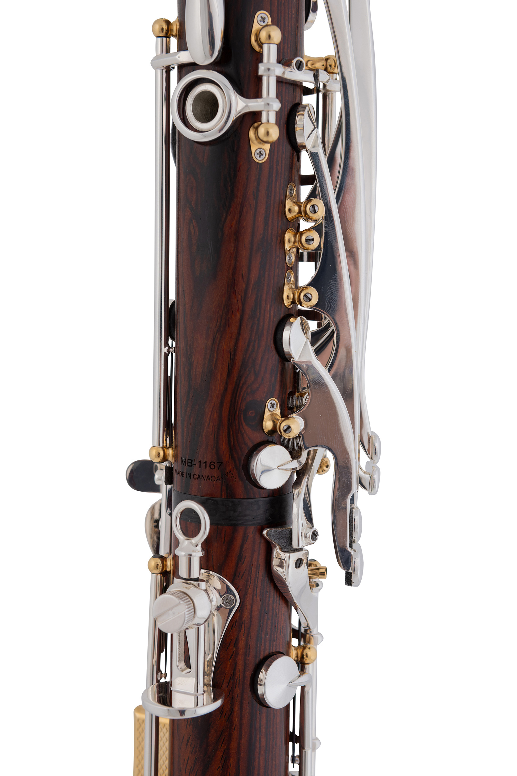 Backun MoBa - Cocobolo with Silver keys and Gold posts - Bb Clarinet ...
