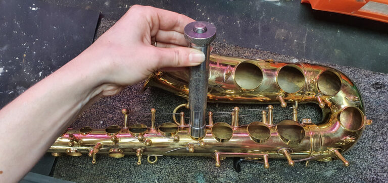 From the Workshop: Sax Tone Hole Repair | Dawkes Music